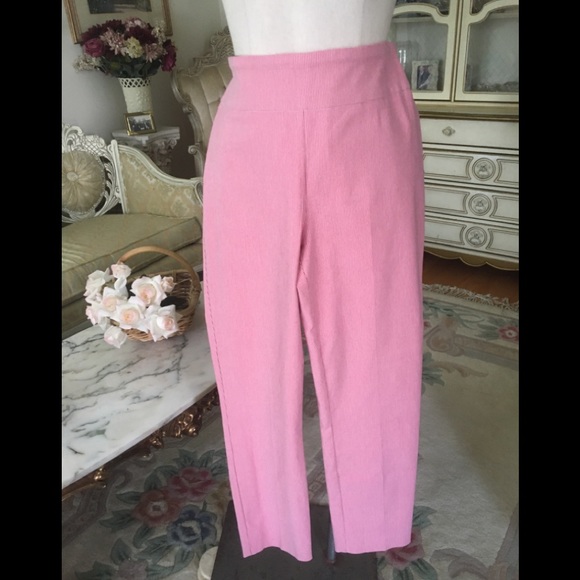 Renuar | Pants & Jumpsuits | Renuar Nwt Redwhite Wide Waist Band Ankle ...